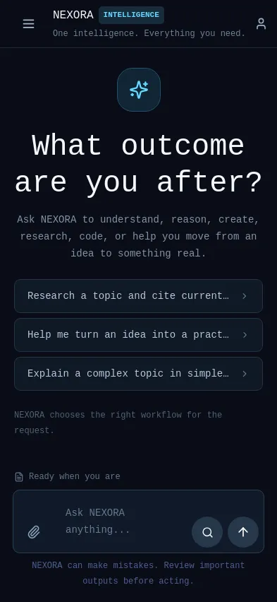 NEXORA Intelligence Platform