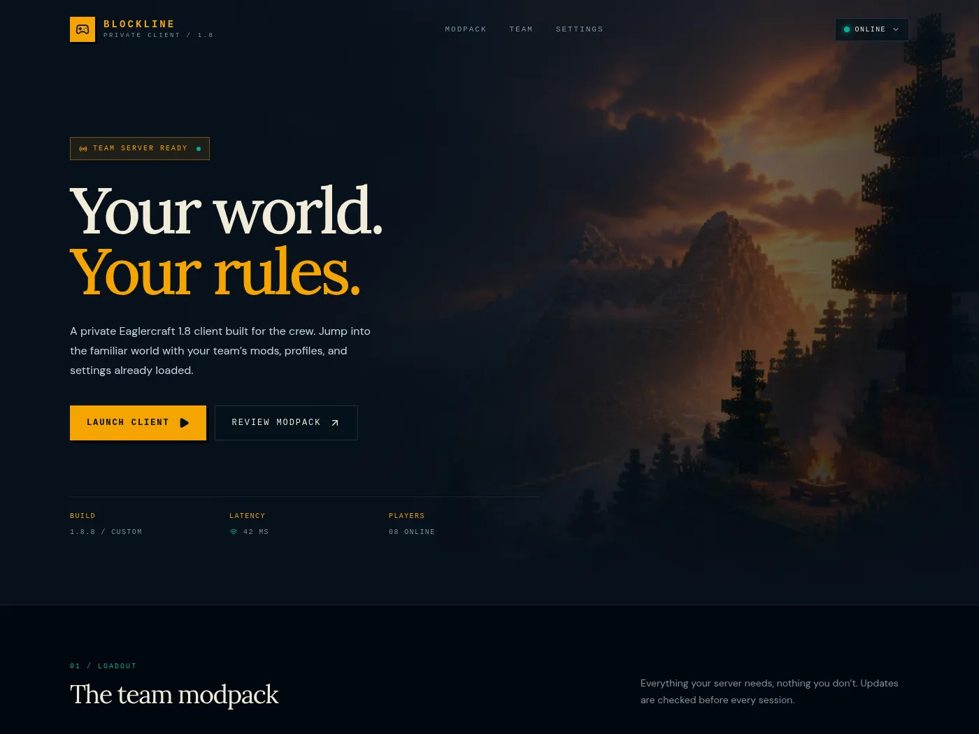 Eaglercraft Modded Web Client