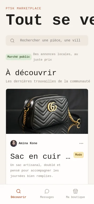 Pstk Social Marketplace