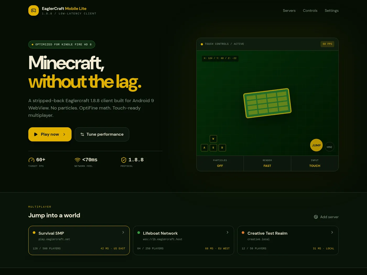 EaglerCraft Mobile Lite