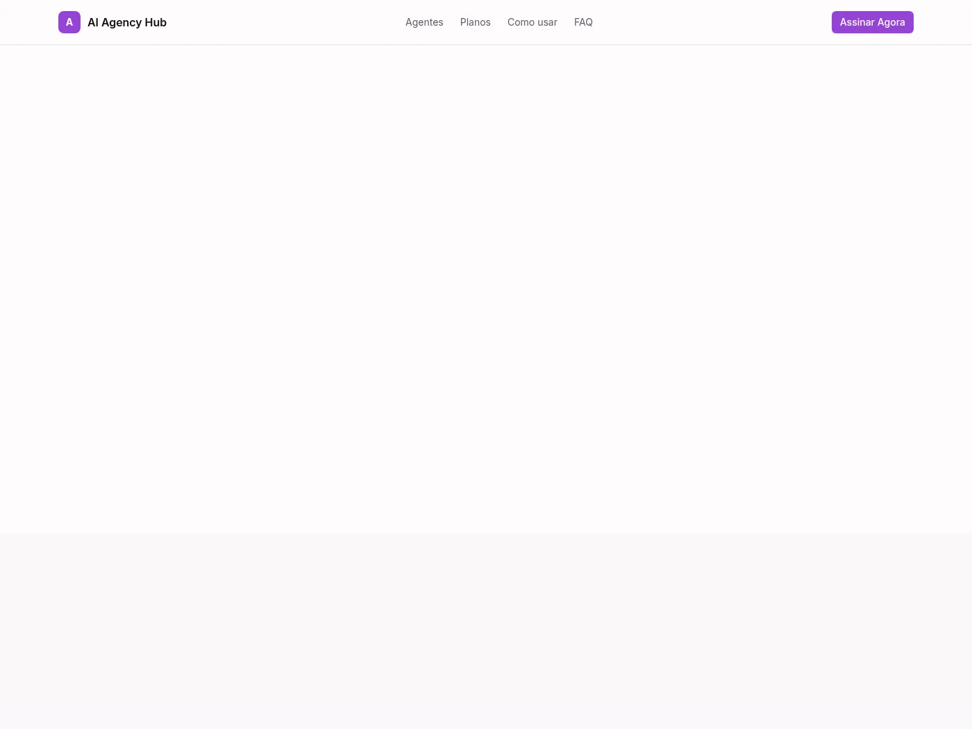 AI Marketing Agency Hub