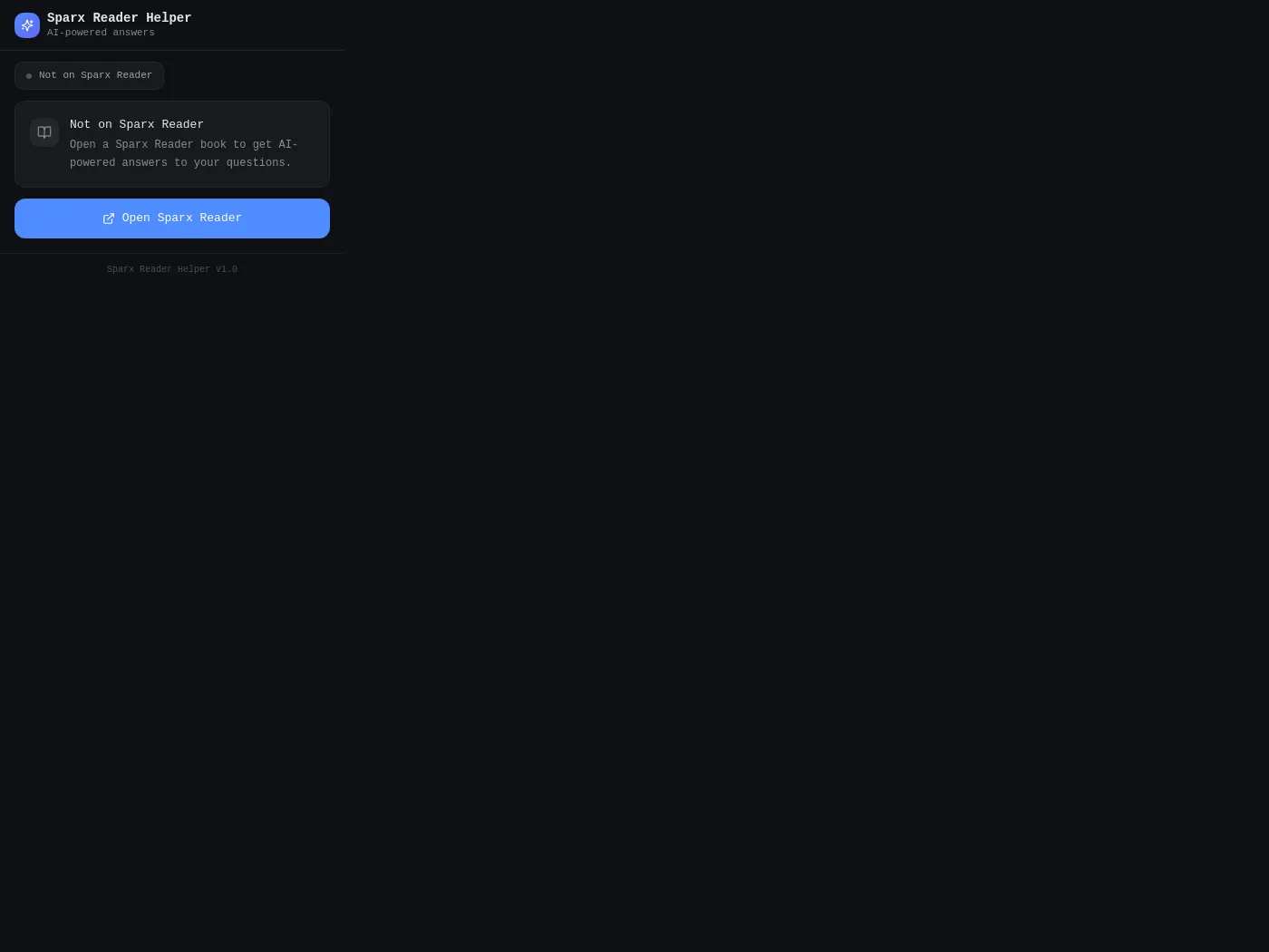 Sparx Reader Helper