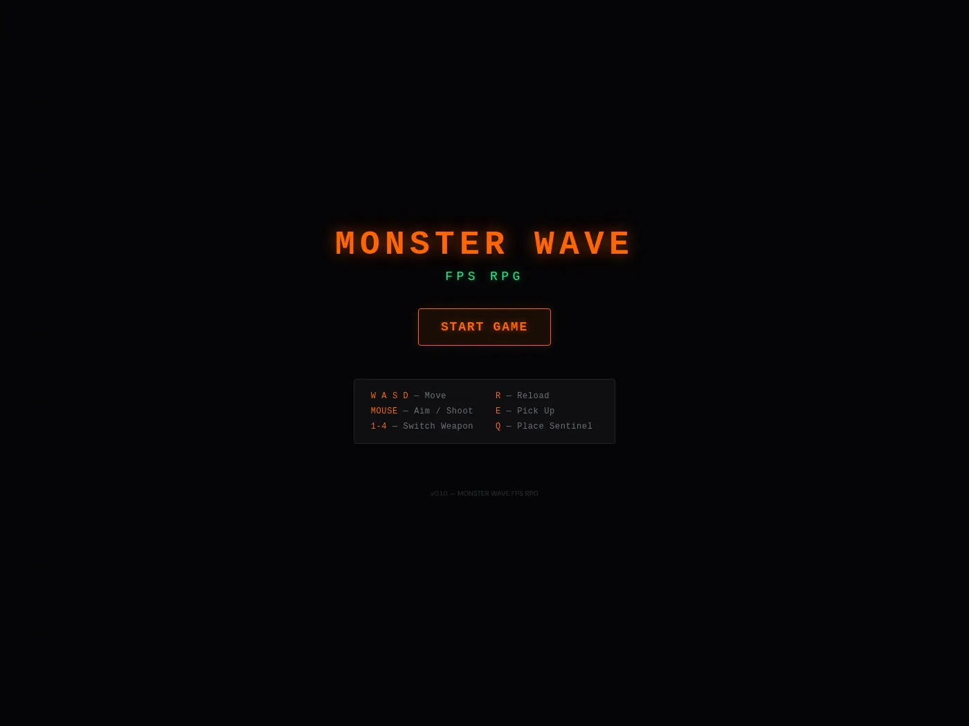 Monster Wave FPS RPG