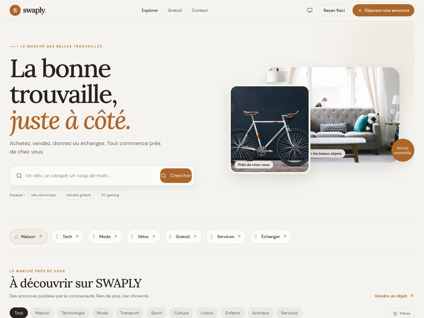 Swaply Marketplace App