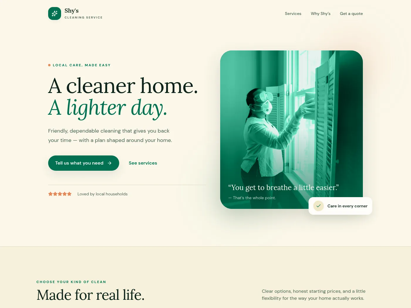 Shy's Cleaning Service