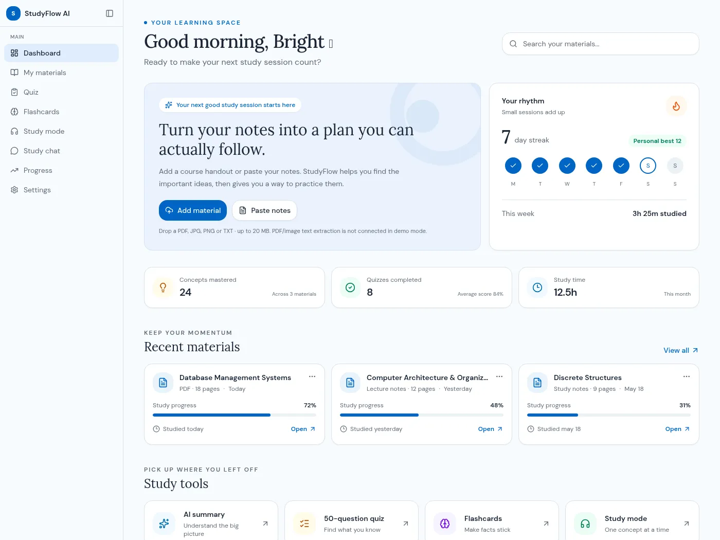 StudyFlow AI
