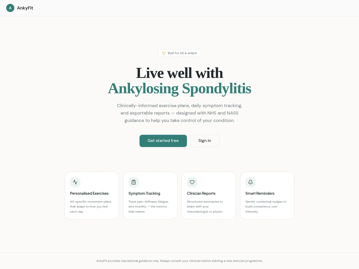 AnkyFit Health Companion
