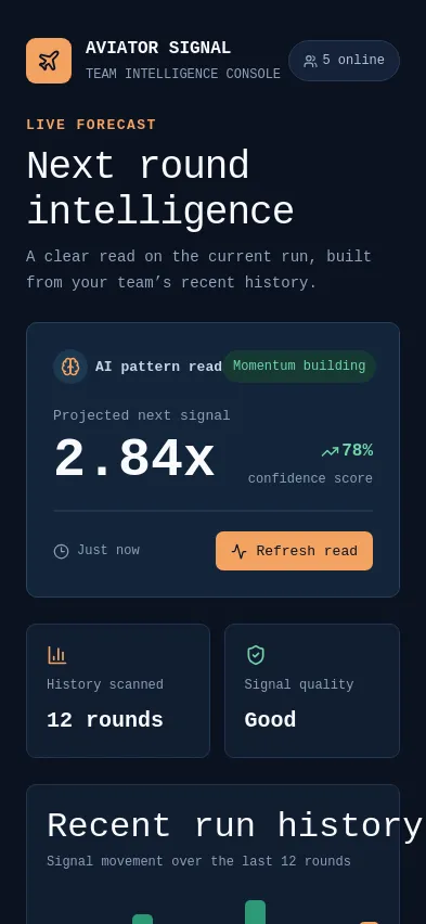 Aviator Signal Predictor