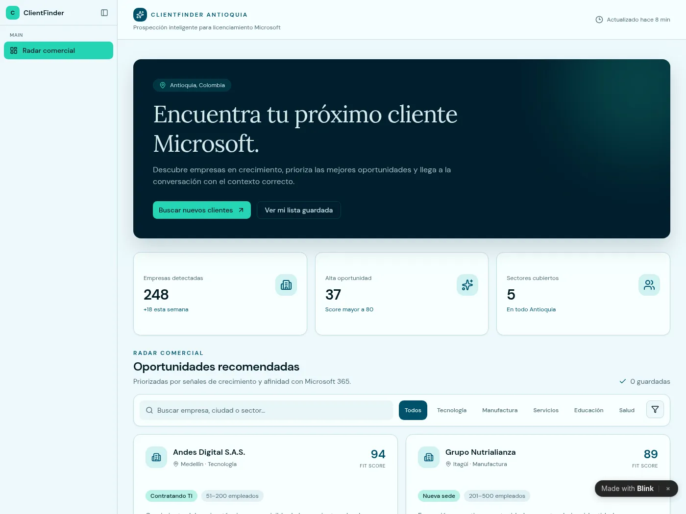 ClientFinder Antioquia