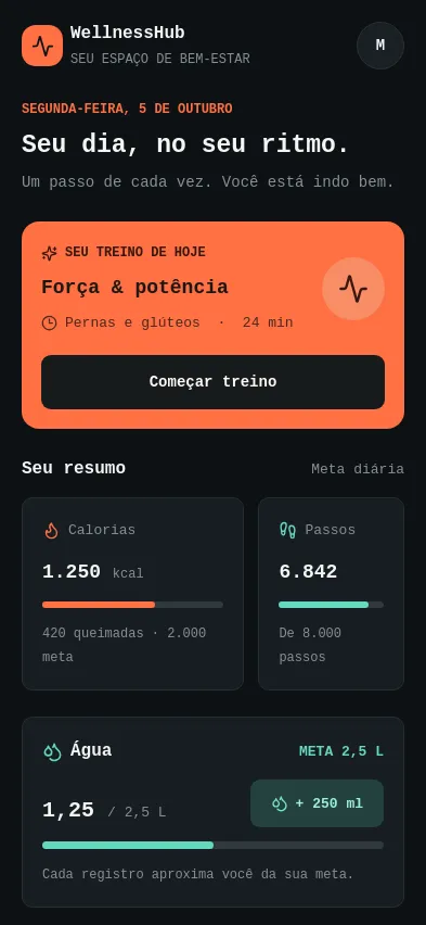 WellnessHub Fitness App