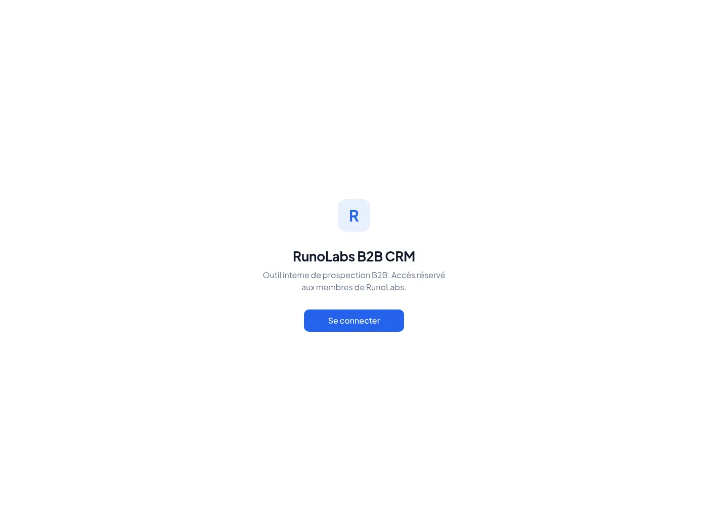 RunoLabs B2B Prospect CRM