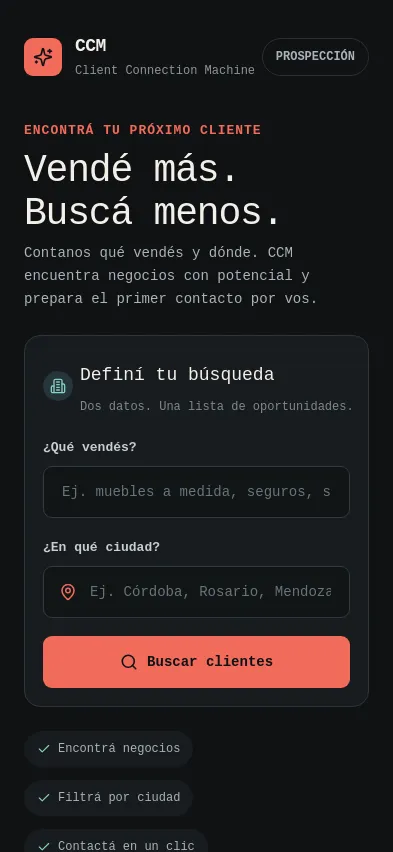 CCM Client Finder
