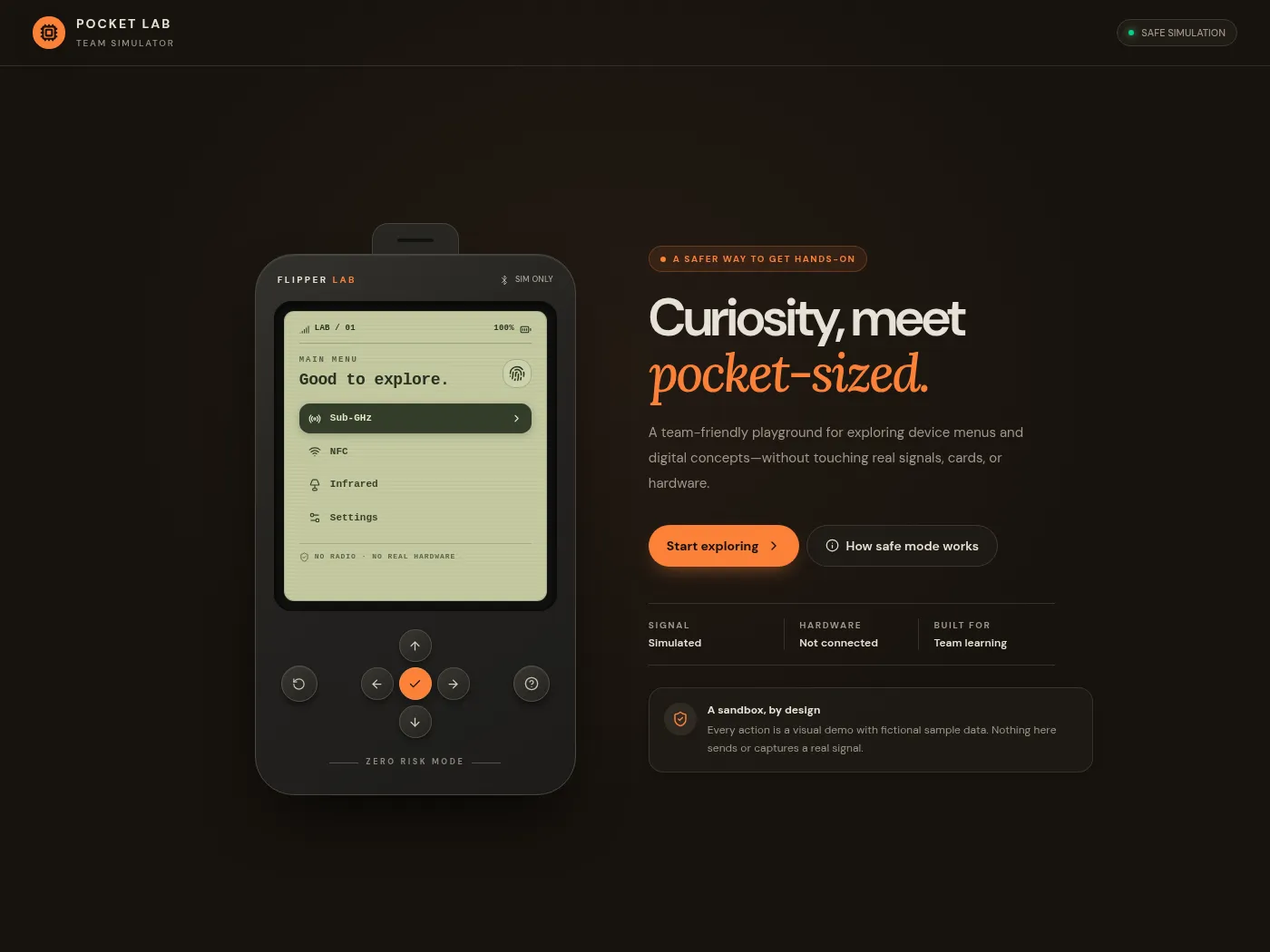 Flipper Zero Web Simulator