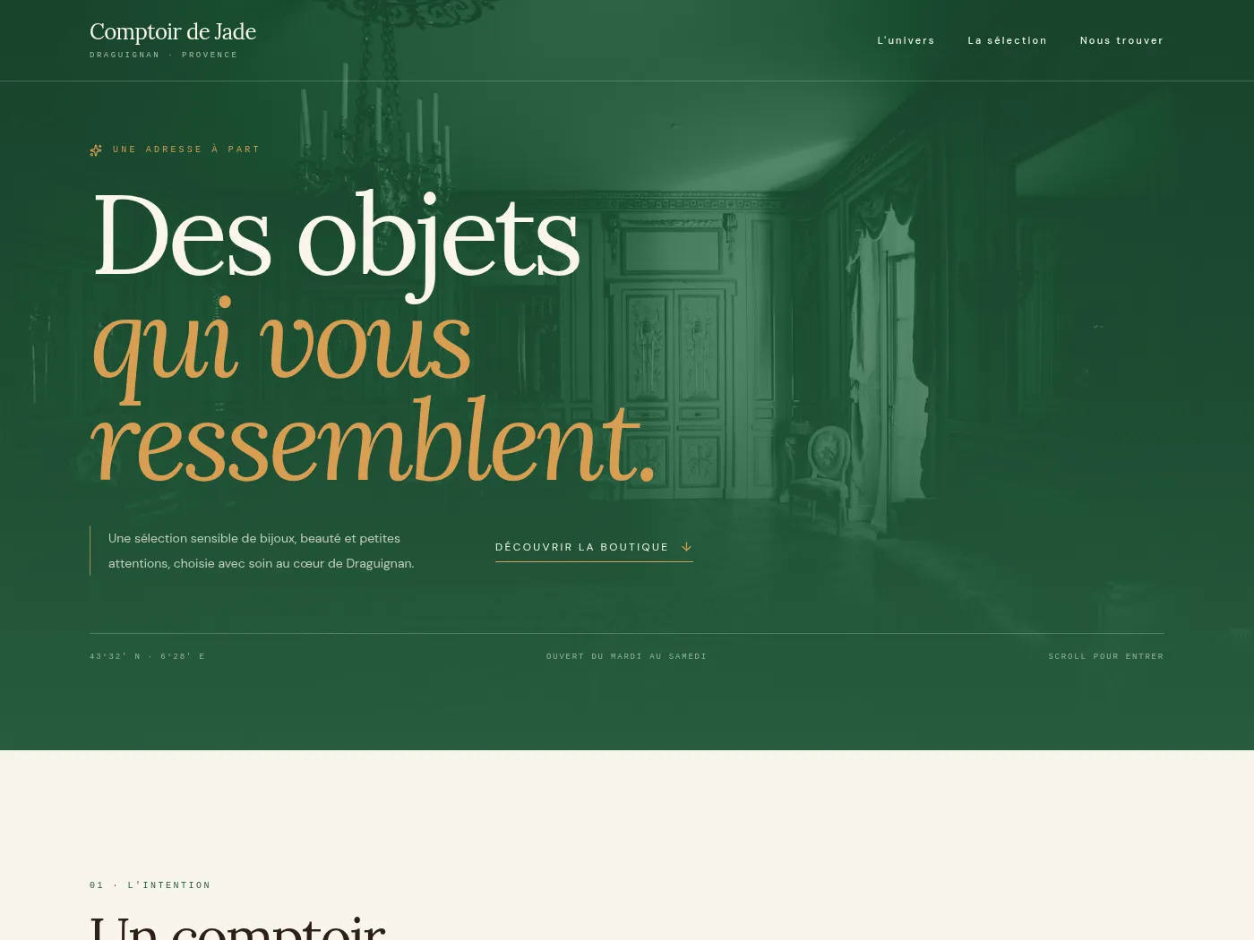 Comptoir de Jade Site