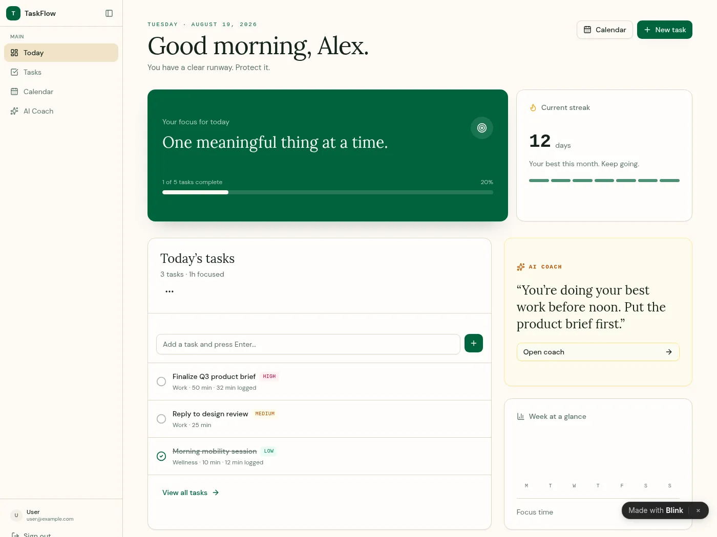 TaskFlow Productivity Suite