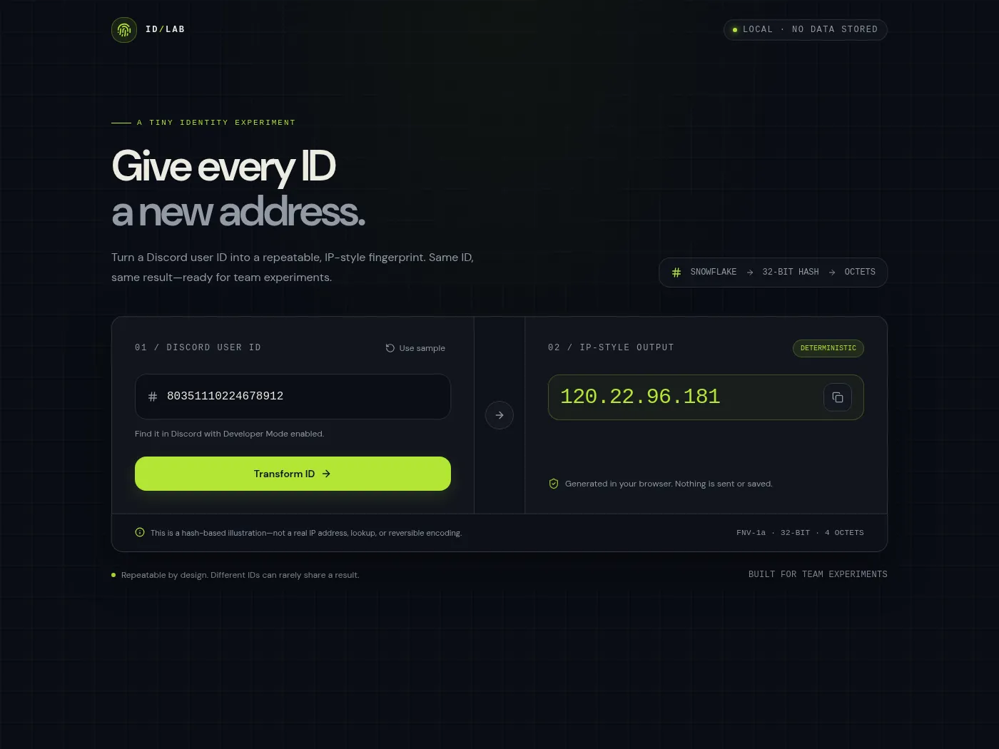 Discord ID Transformer