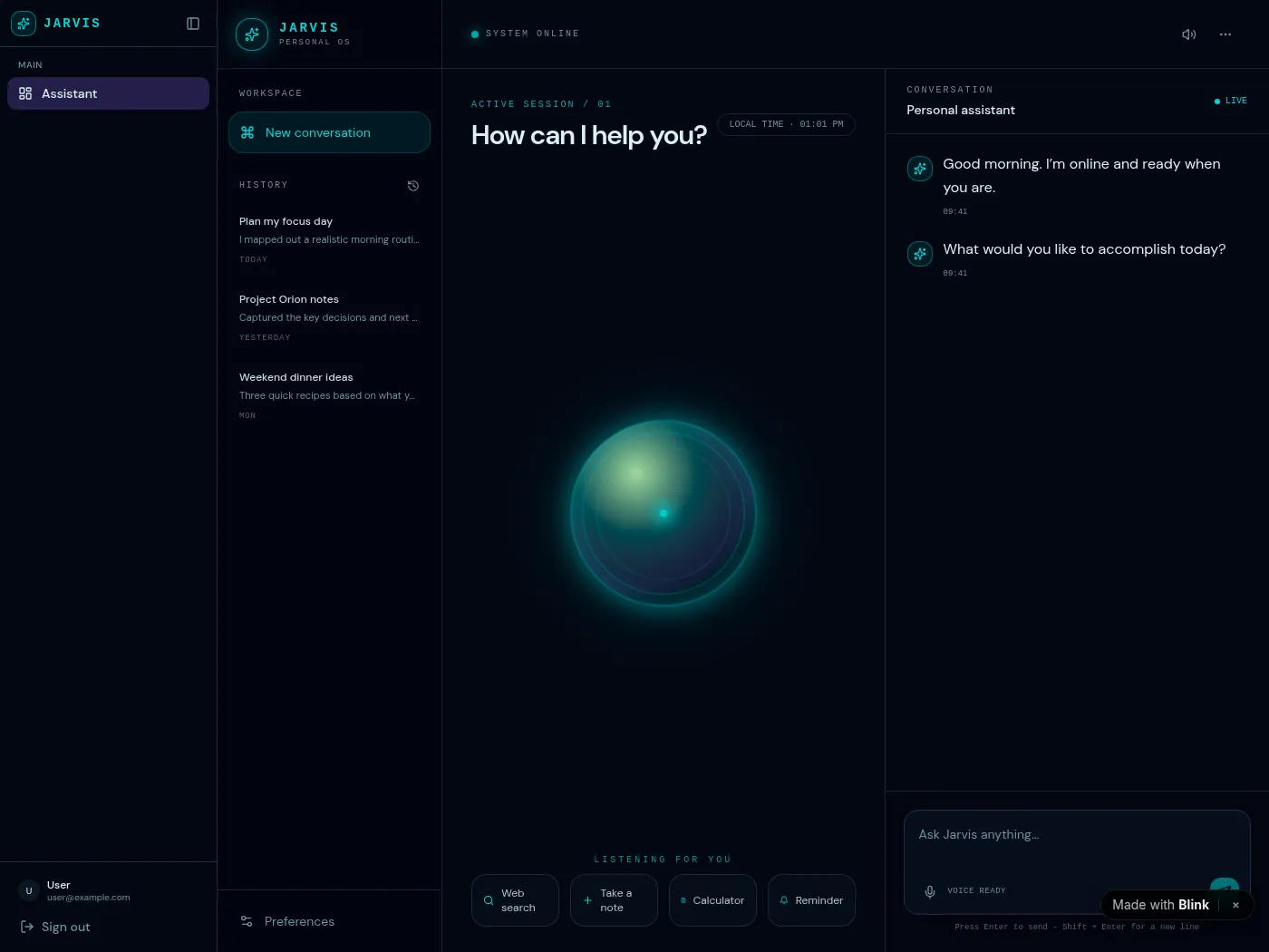 Jarvis AI Assistant