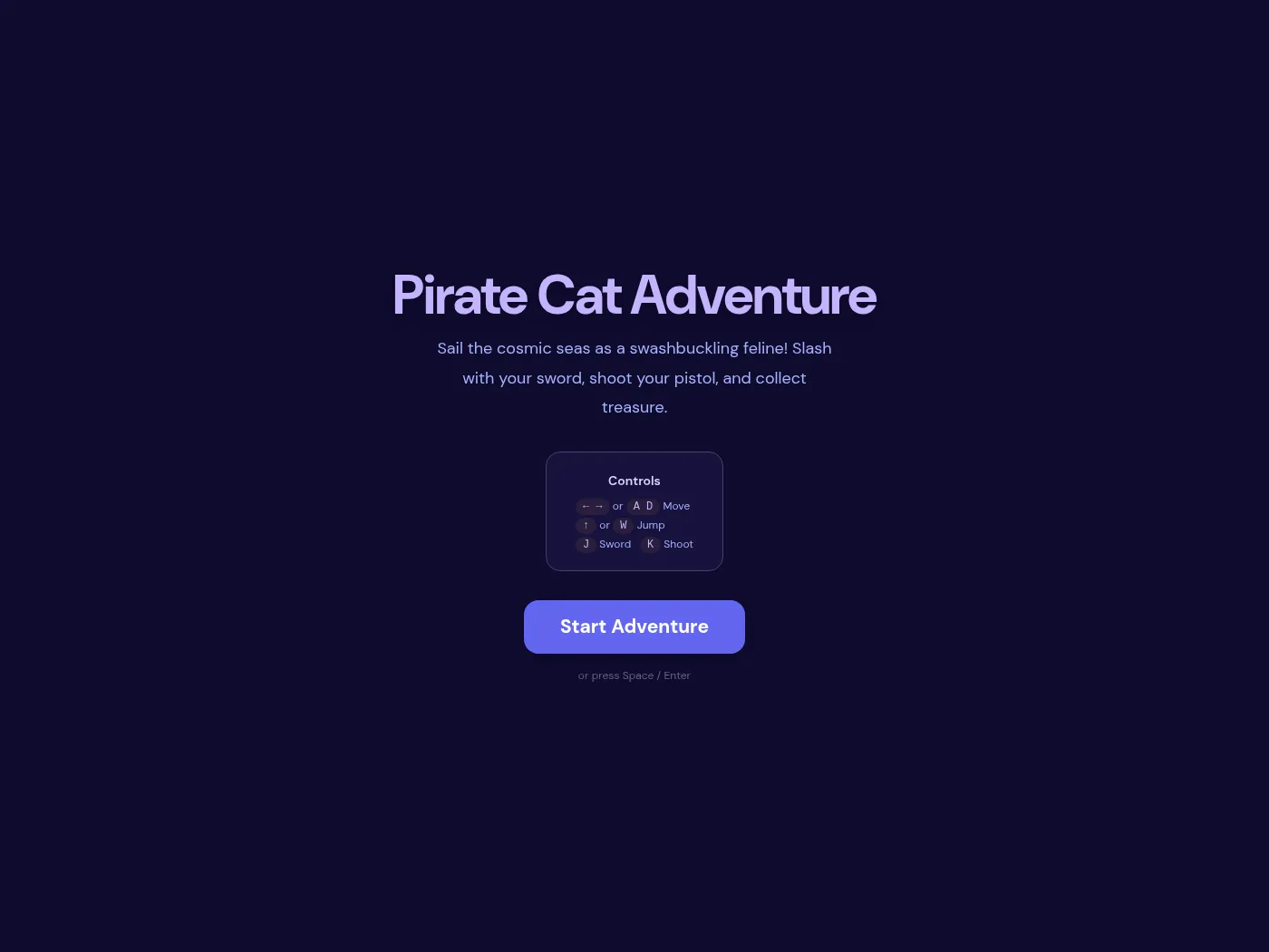 Pirate Cat Adventure