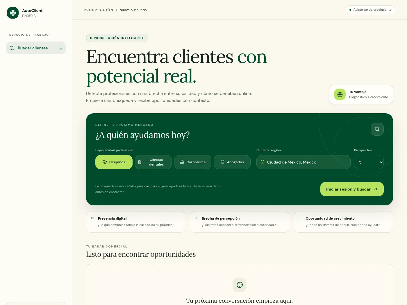 AutoClient Finder AI