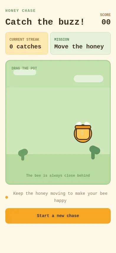 Bee Honey Chase