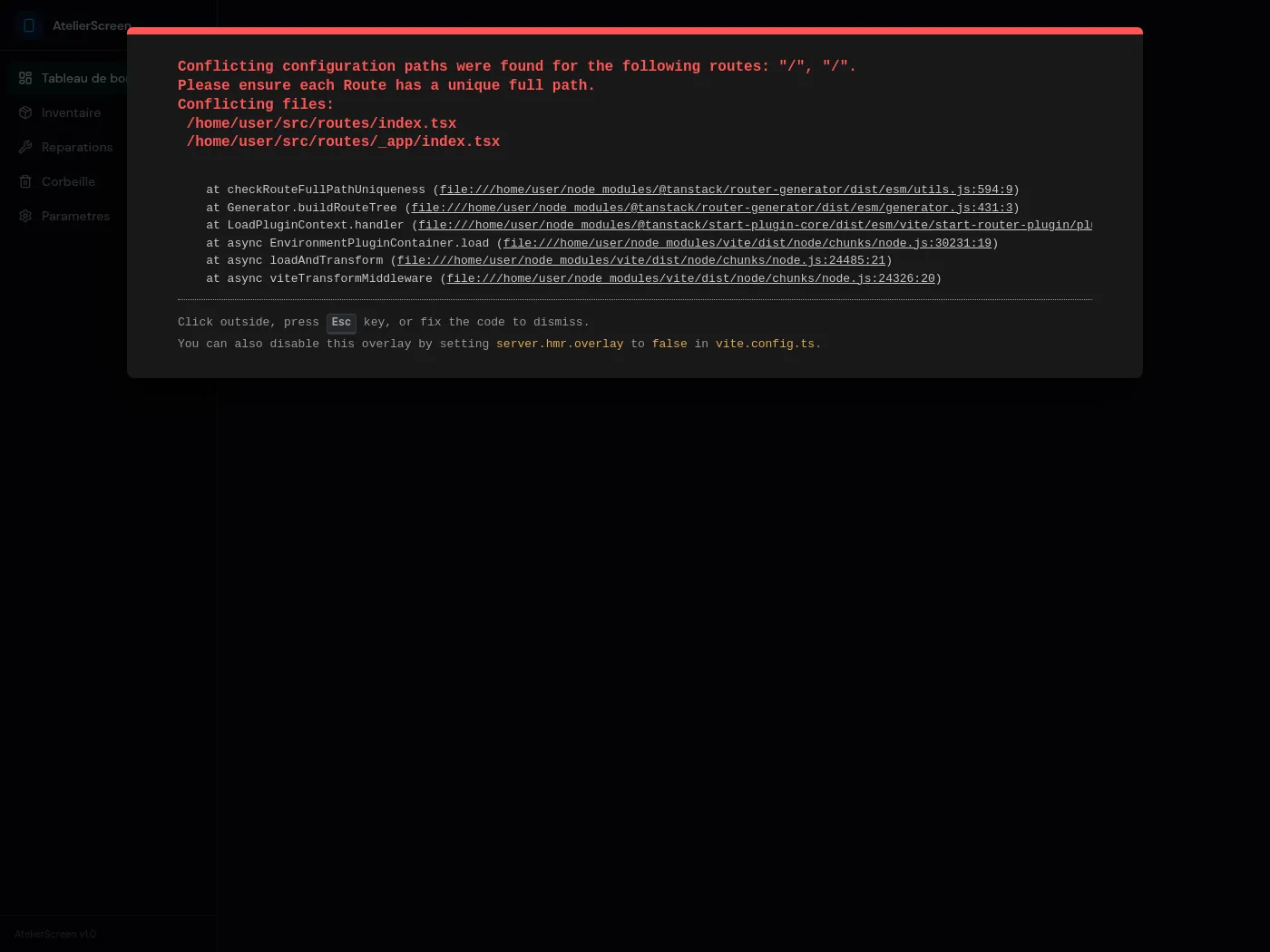 AtelierScreen Manager