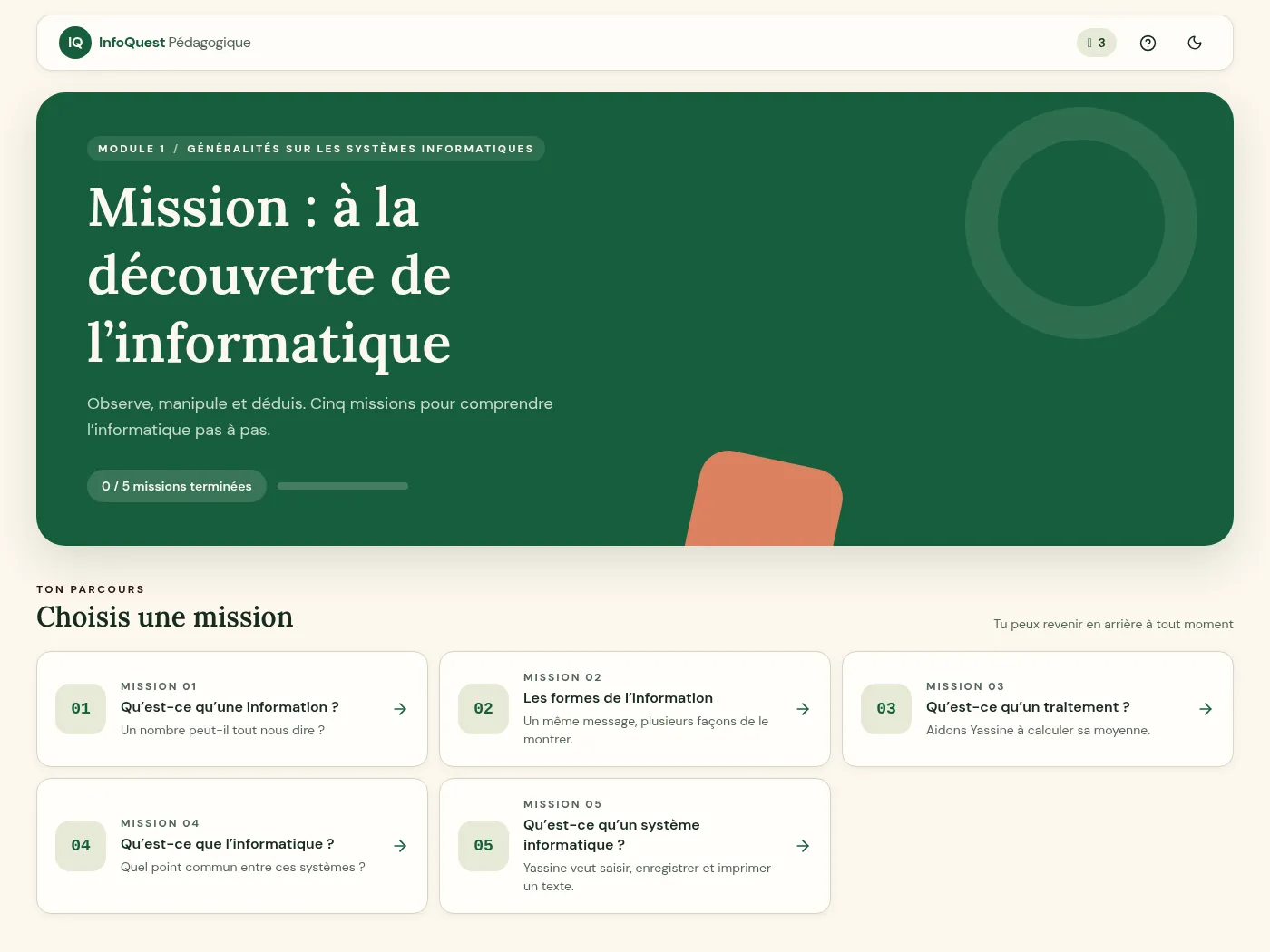 InfoQuest Pédagogique