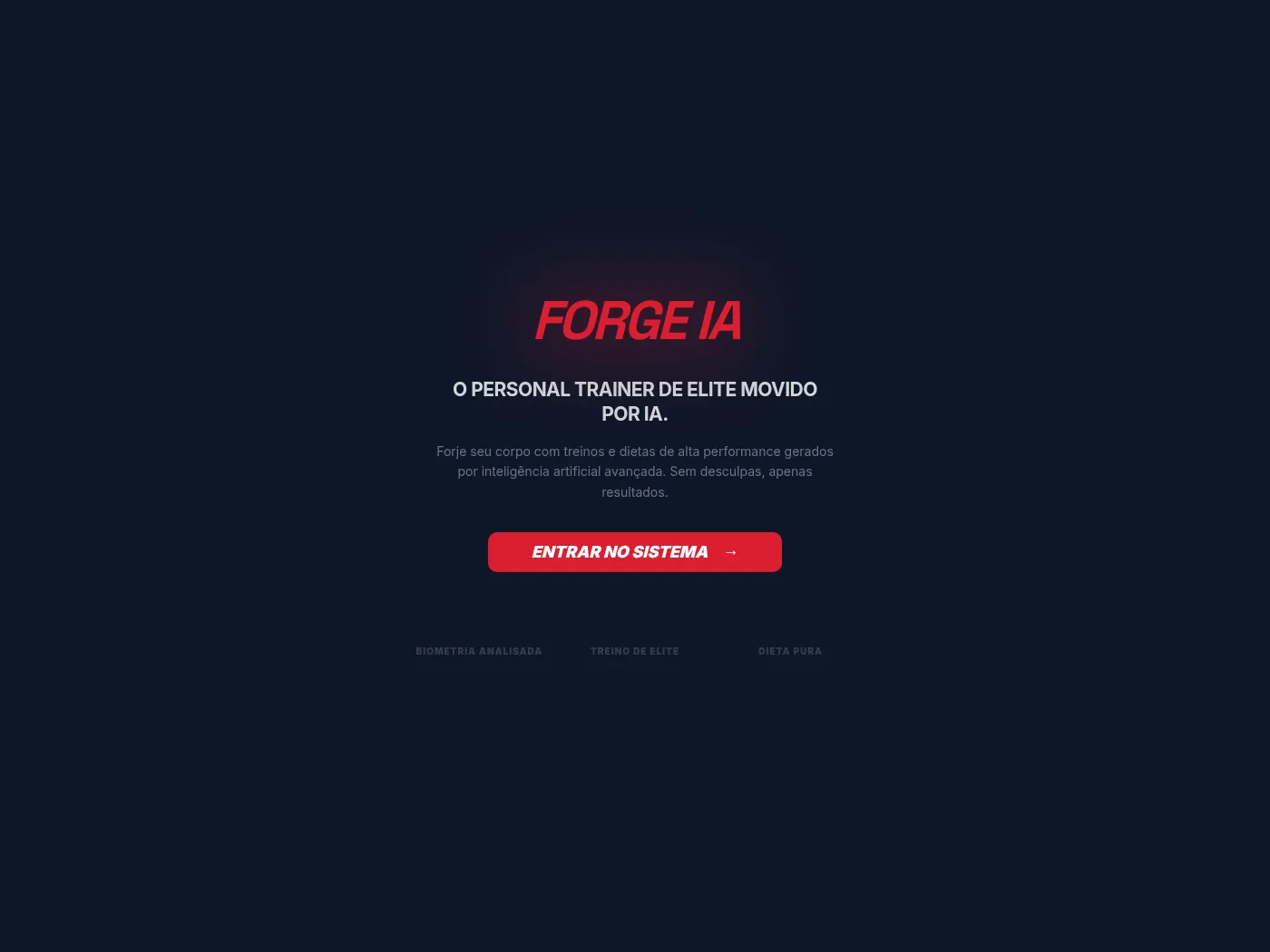 FORGE Personal Trainer IA