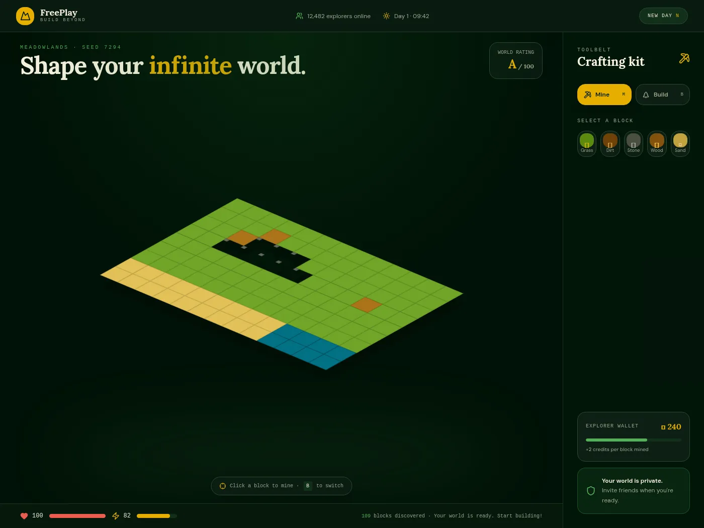 MineCraft FreePlay
