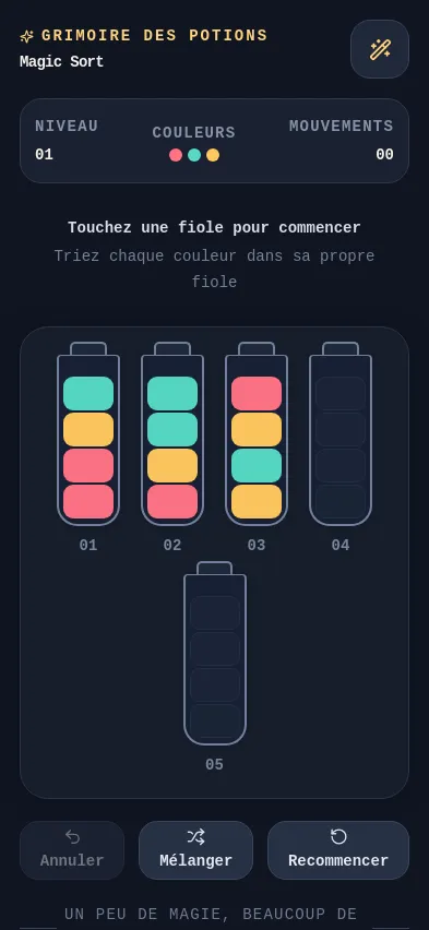 Magic Sort Puzzle Quest