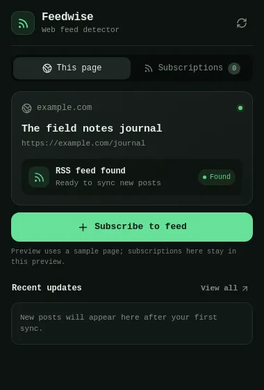 Smart RSS Detector