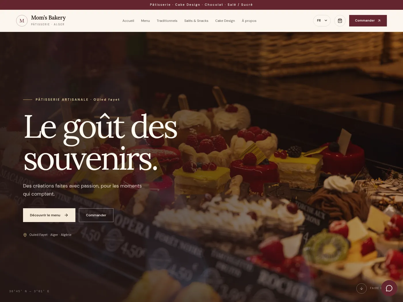 Mom's Bakery Premium Site