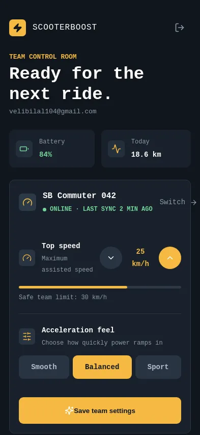 ScooterBoost Mobile