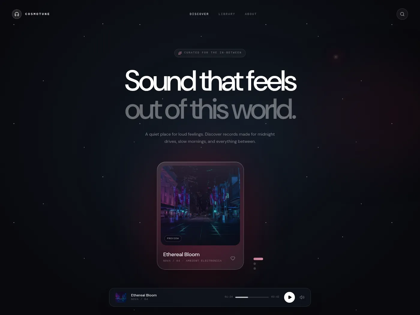 CosmoTune Web UI