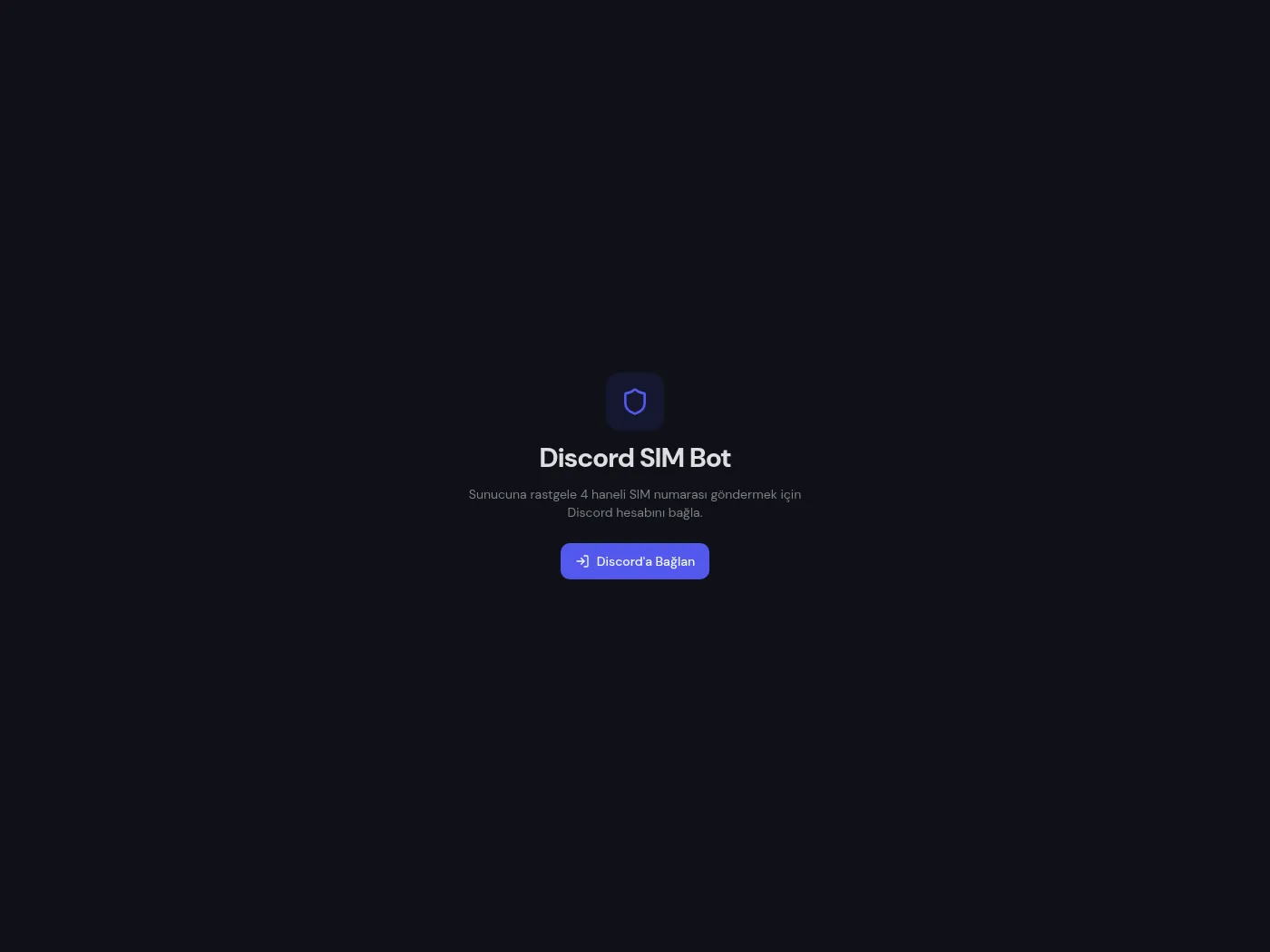 Discord Sim Göster Botu