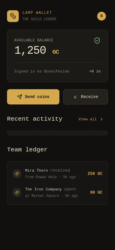 LARP Wallet