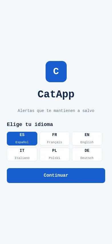 CatApp Desastres España