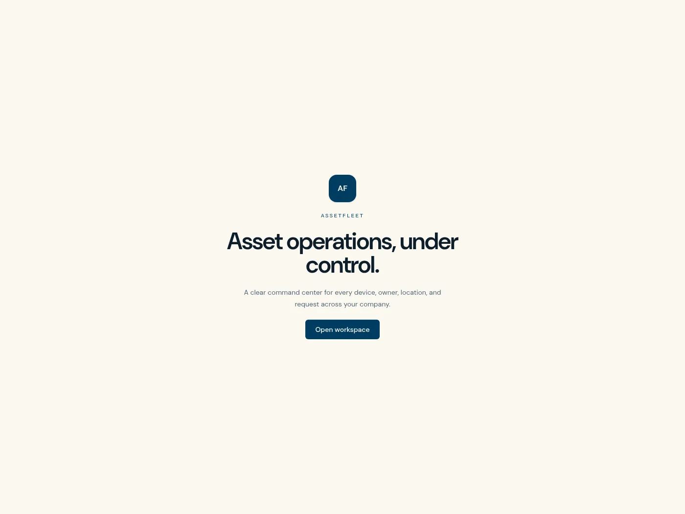 AssetFleet SaaS Platform