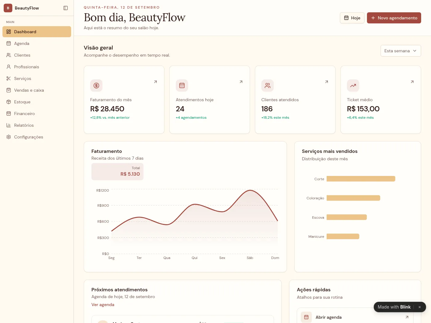 BeautyFlow Manager