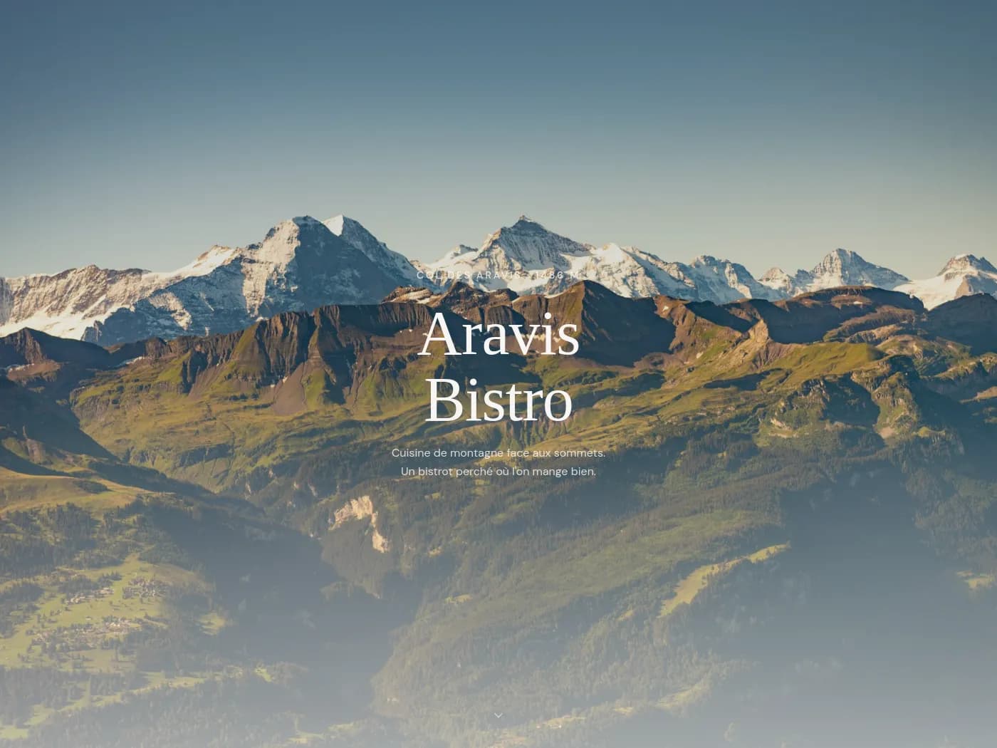 Aravis Bistro Website