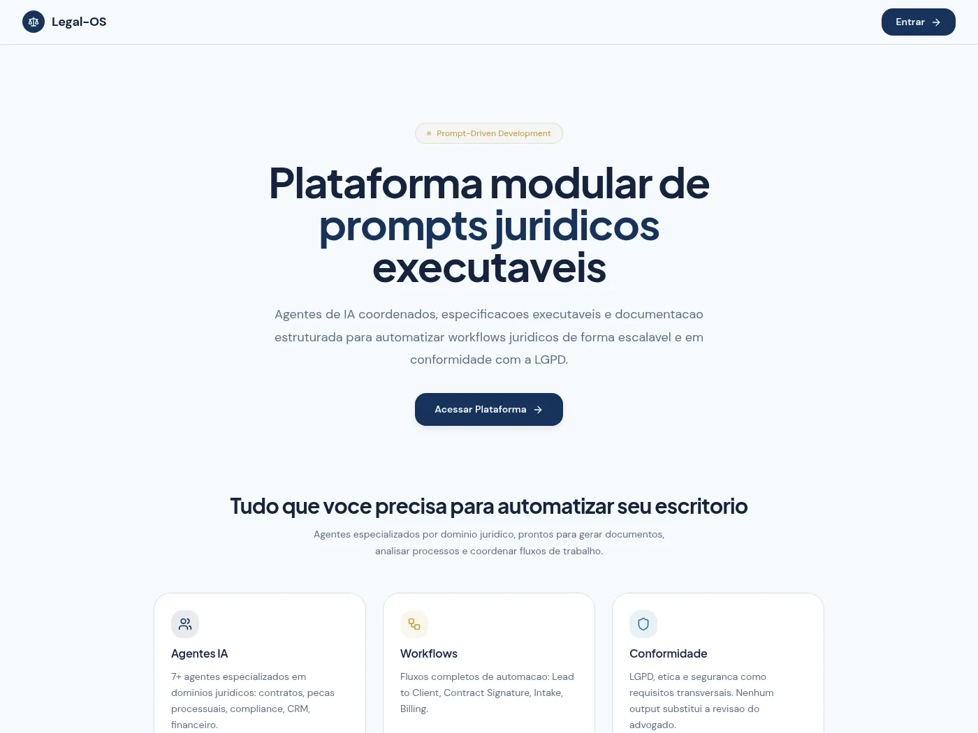 Legal-OS Prompt Platform