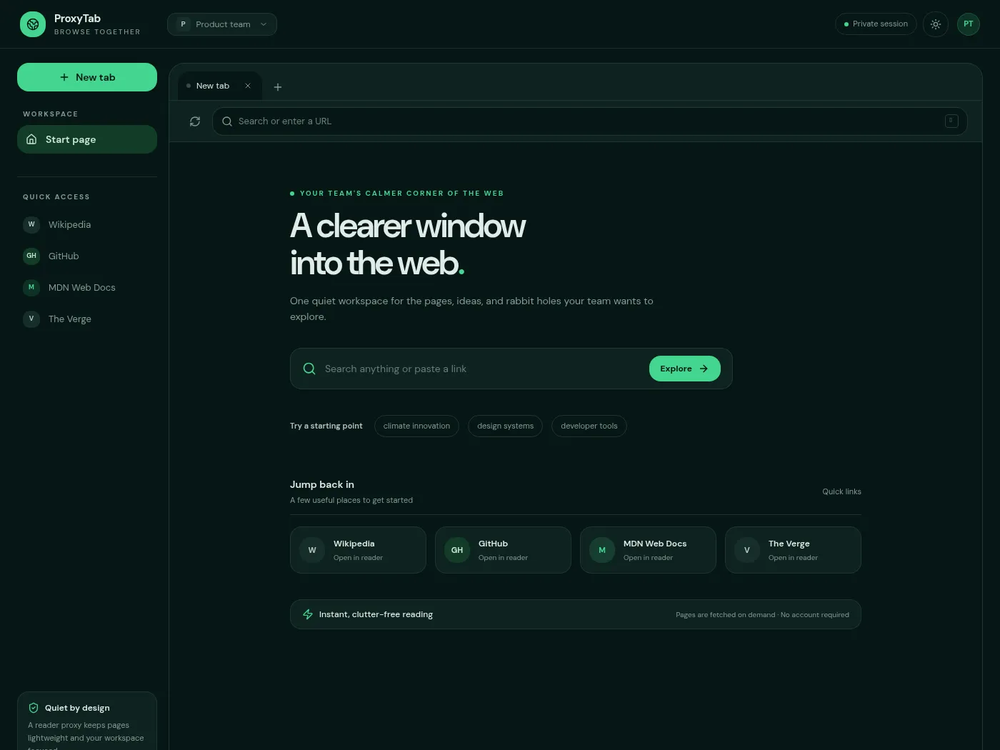 ProxyTab Browser