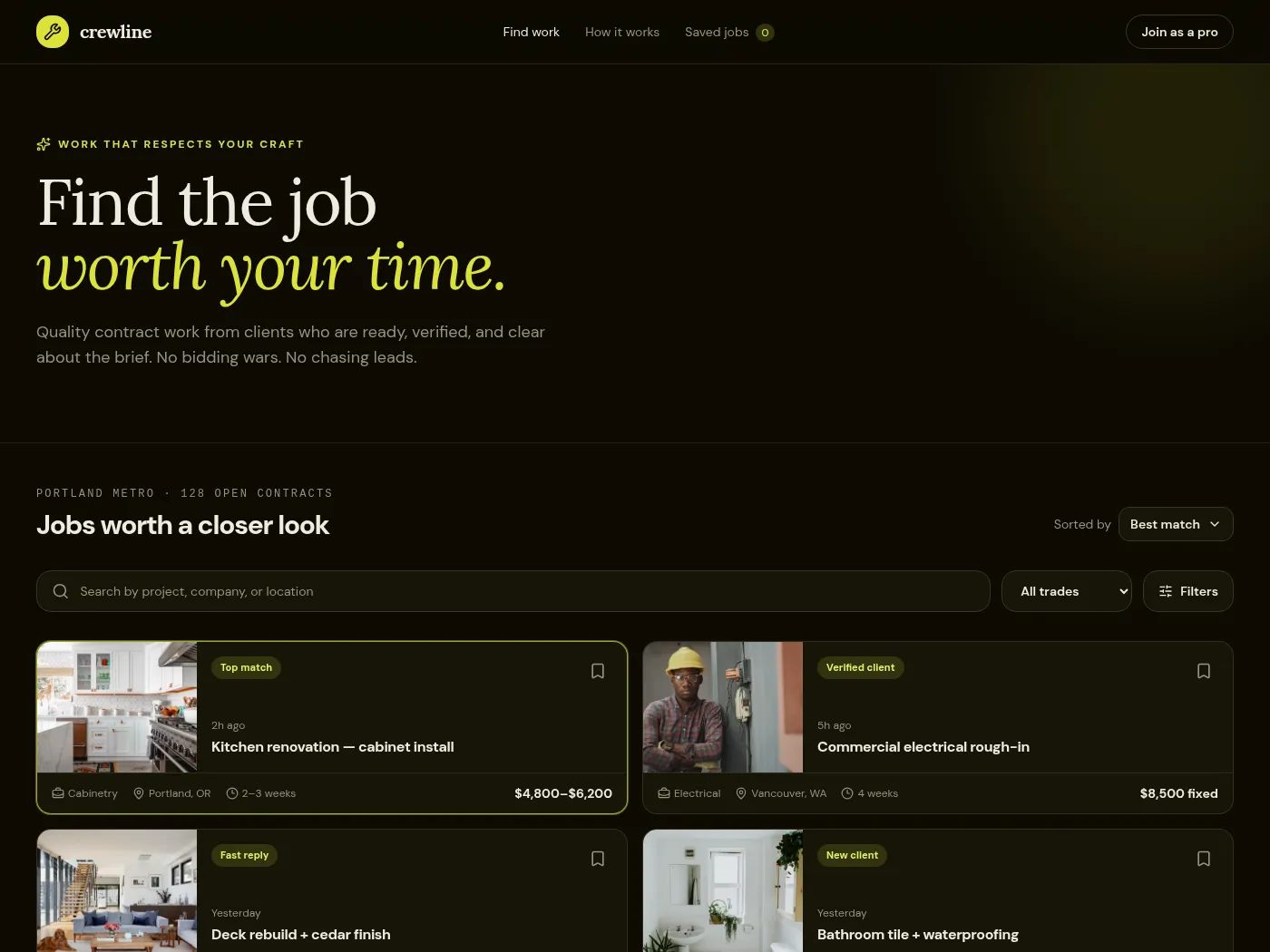 Contractor Job Hub