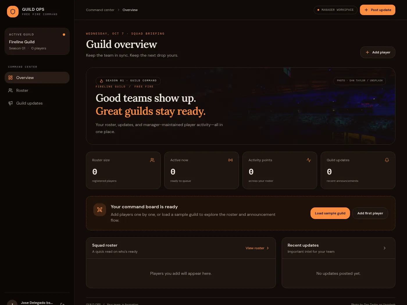 GuildBot for Free Fire