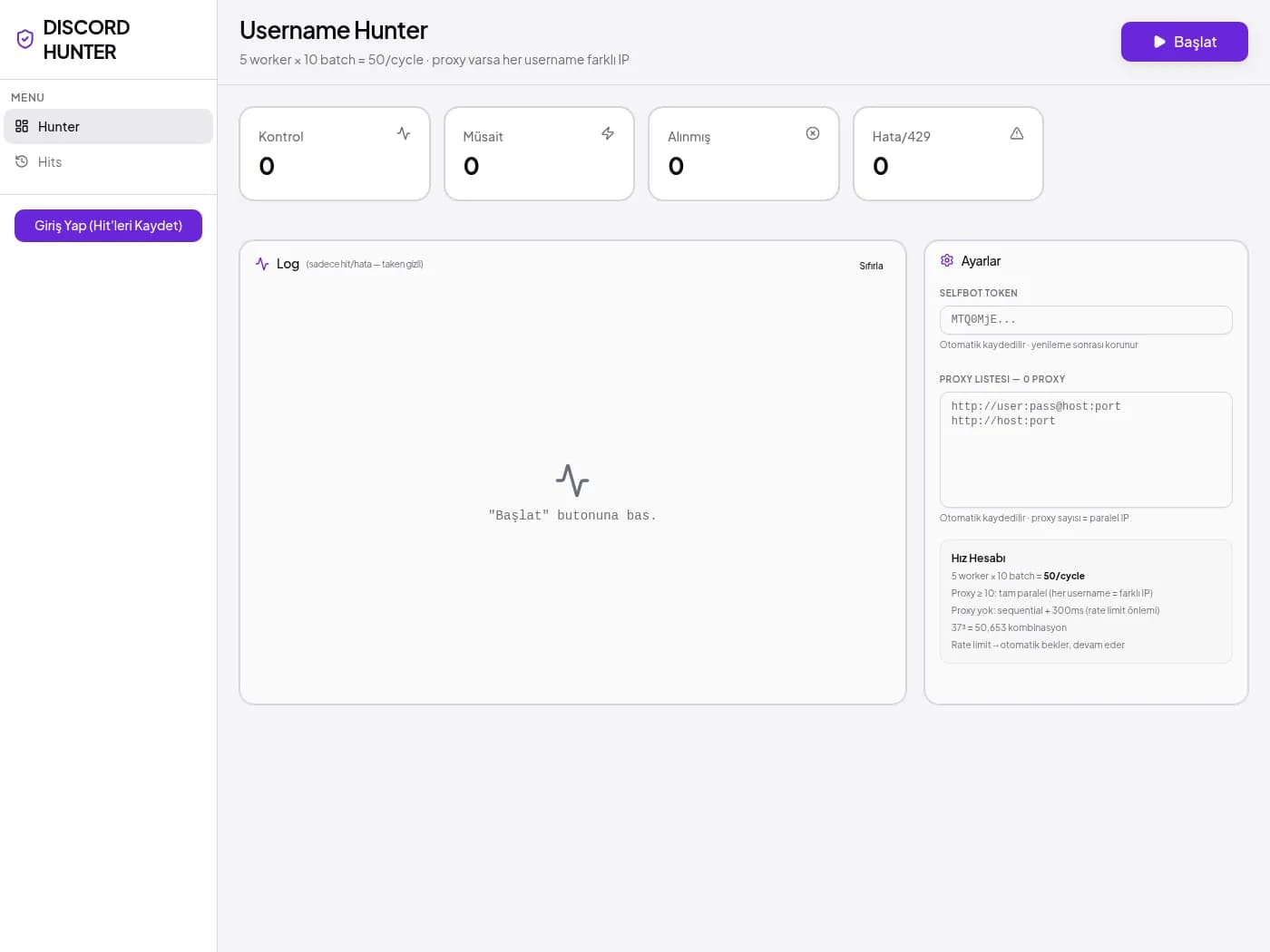 Discord Username Hunter