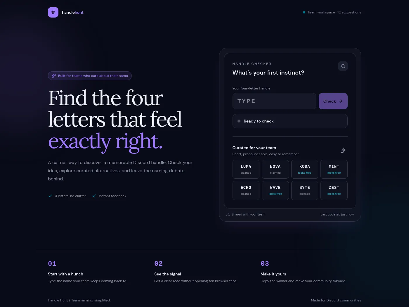 Discord Handle Finder