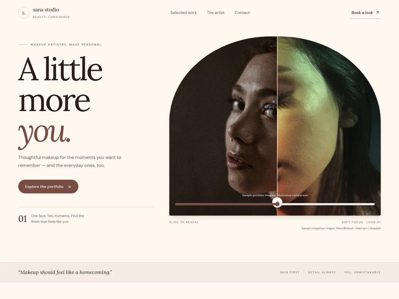 Beauty Makeover Portfolio