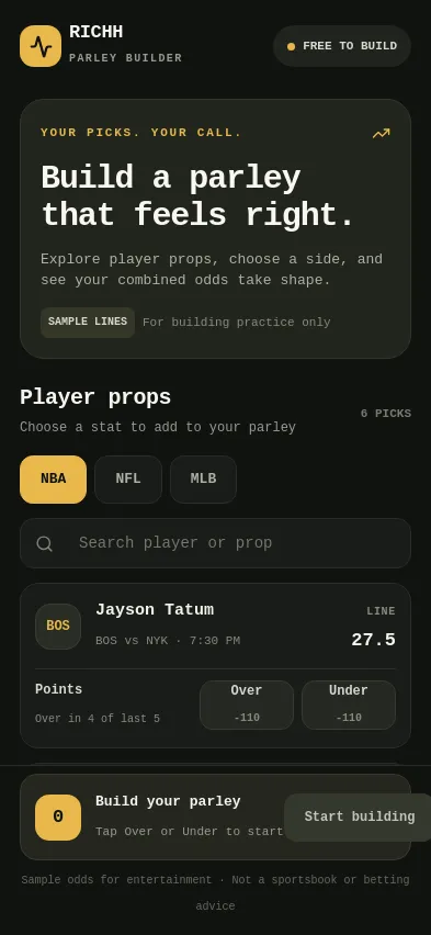Richh Parley Builder
