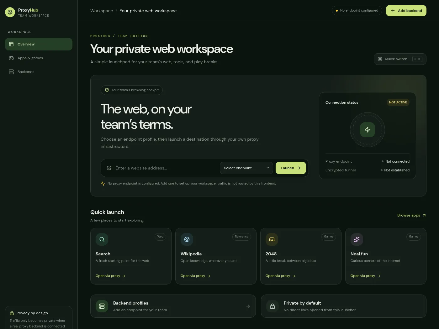 ProxyHub Platform