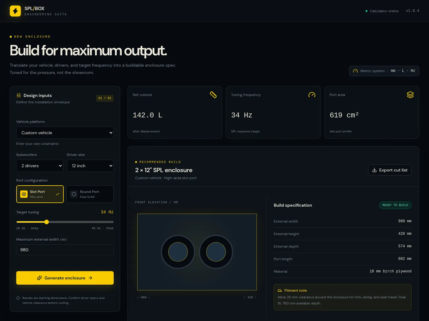 SPL Box Designer
