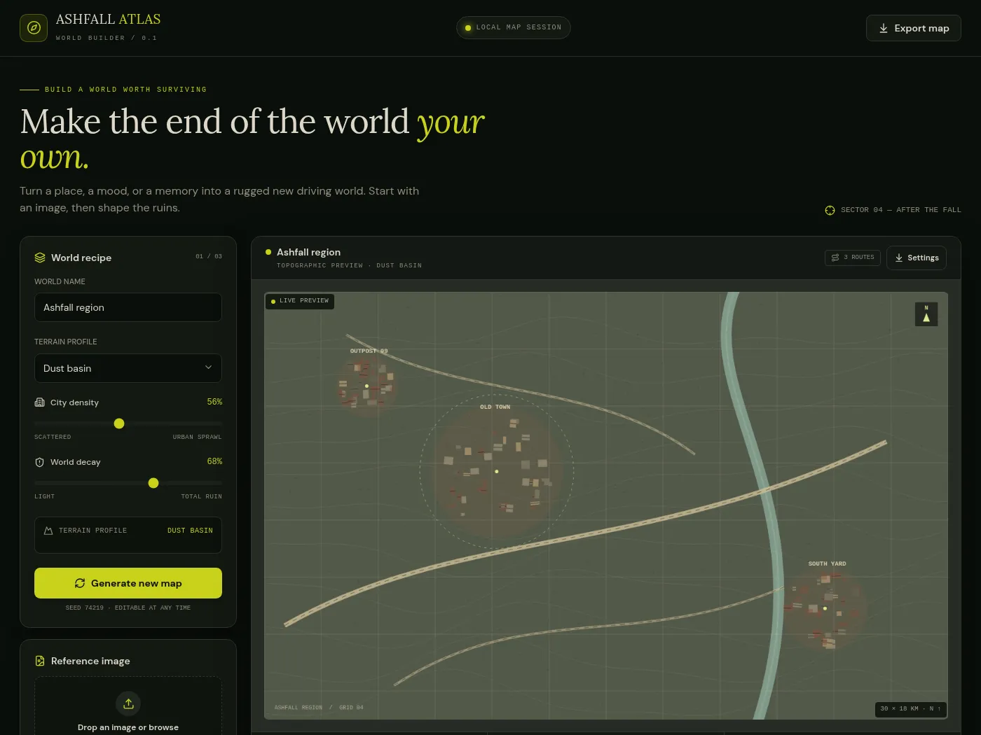 Apocalypse Map Creator